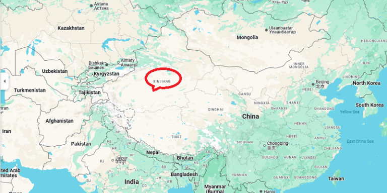 Xinjiang Travel Map & Map of Xinjiang China with Cities - China Dragon ...