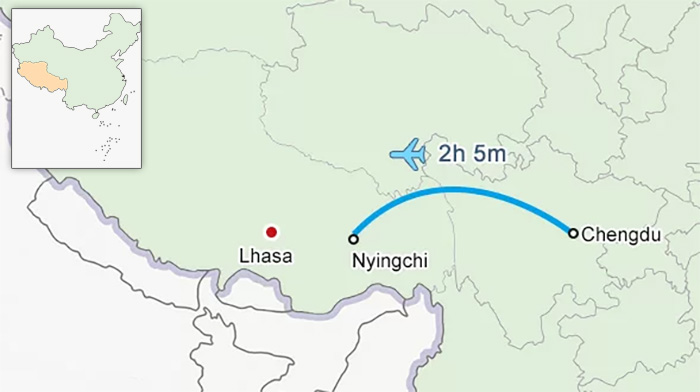 Chengdu to Nyingchi Transport Guide: Flights, Private Cars, Buses ...